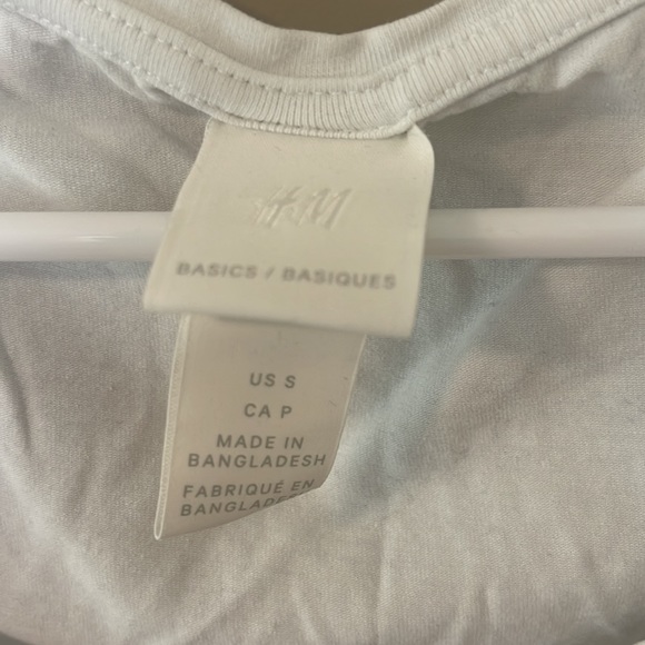 H&M | Tops | Hm Basics White Tee | Poshmark